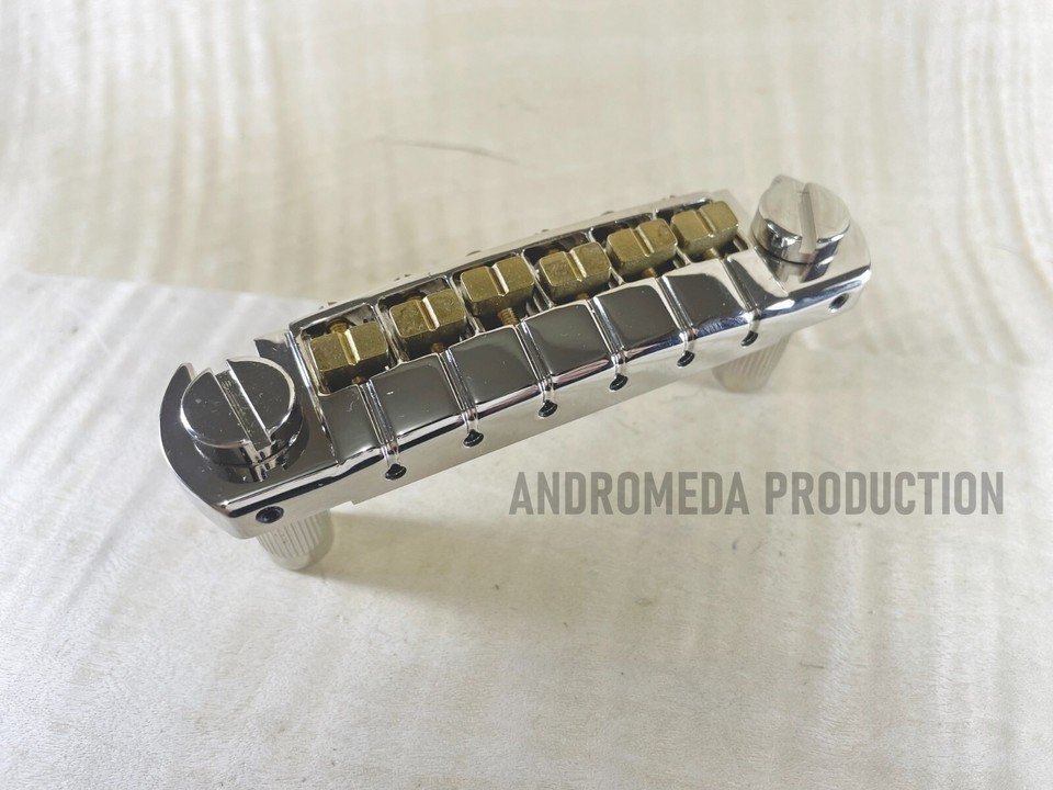 Genuine PRS Adjustable Stoptail Bridge - Nickel Chrome | eBay