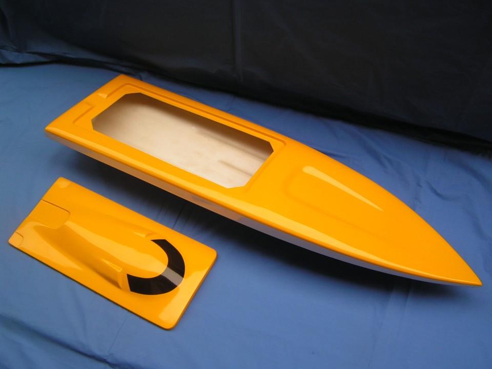 41" Gel Coat Epoxy Fiberglass Deep Vee Mono Racing Speed RC Model Model ...