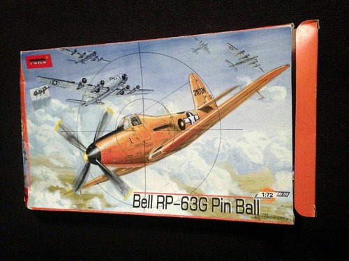 Toko 1/72 114 Bell RP-63G King Cobra Pin Ball USAAF Fighter Vintage ...