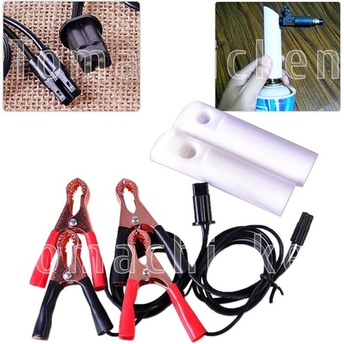 Fuel Injector Flush Cleaner Adapter Universal DIY Kit Car Cleaning Tool ...