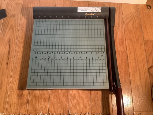 Premier Martin Yale W12 Guillotine 12" Paper Cutter Trimmer | eBay