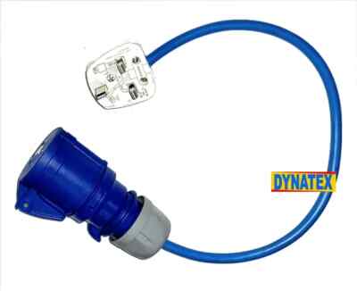 Generator Fly Lead 32 Amp Socket To 13A Plug Caravan Hook Up Power ...