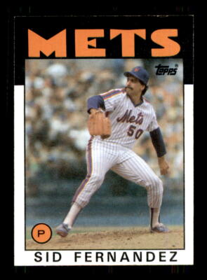 1986 BASEBALL 1986 Topps Sid Fernandez New York Mets #104 1 | eBay