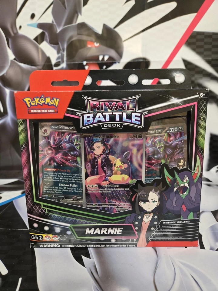 Pokemon TCG Rival Battle Deck Marnie Promo Box - Marnie's Morpeko ...
