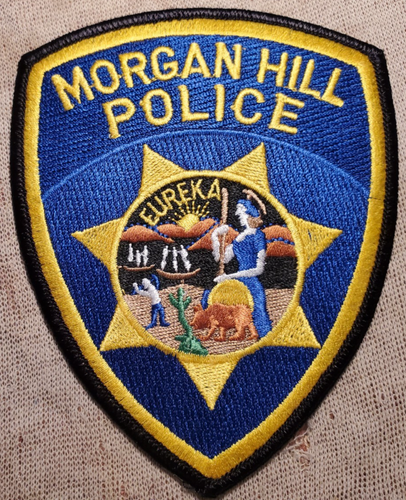CA Morgan Hill California Police Shoulder Patch | eBay