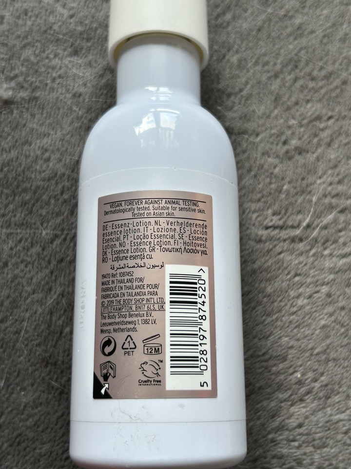 The Body Shop Drops of Light Pure Translucency Essence Lotion New 160ml ...