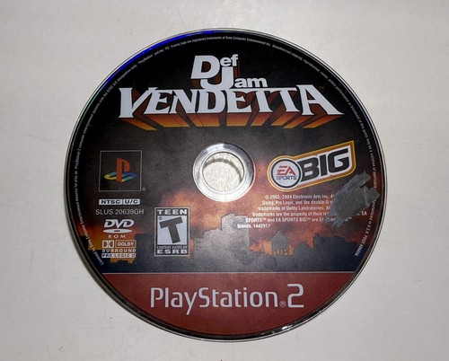 Def Jam Vendetta (Sony PlayStation 2, 2003) PS2 Greatest Hits Disc Only ...