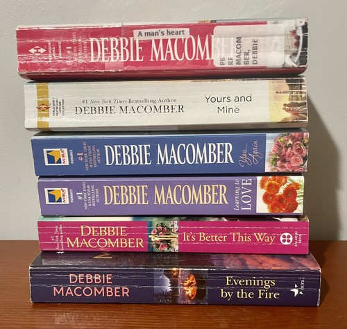 Debbie Macomber Romance Novels Lot of 6 Paperback books Marriage Love ...