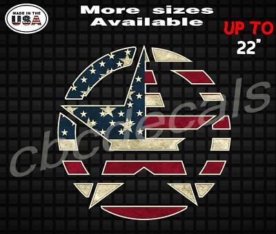 American Flag Military Army Star Decal Sticker | eBay
