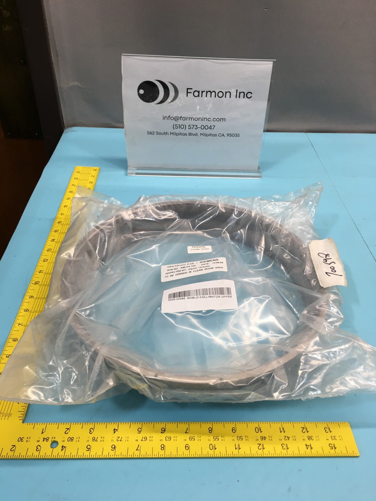 AMAT 0020-22498 SHIELD, COLLIMATOR UPPER 8, 140032 | eBay