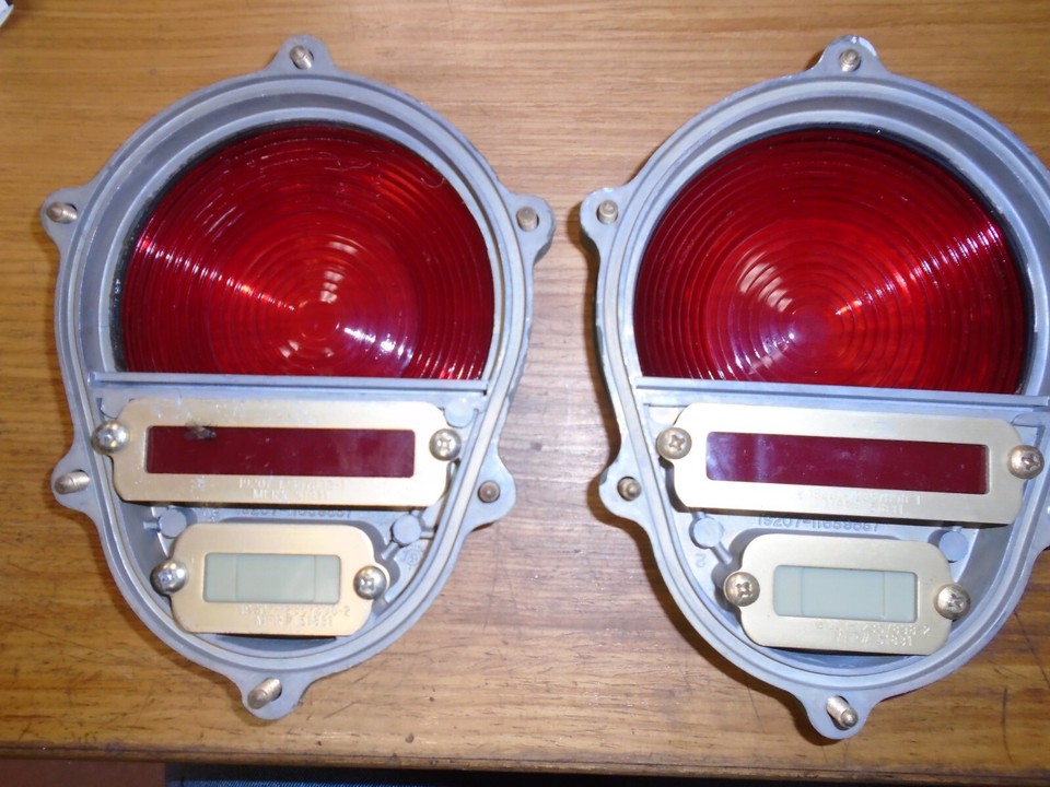PAIR! MILITARY VEHICLE TAIL LIGHT LENS M998 M35 M813 M35A2 | eBay