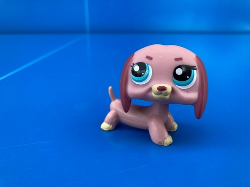 Authentique Littlest Petshop 1306 ROSE Dog Dachshund / Chien Teckel LPS ...