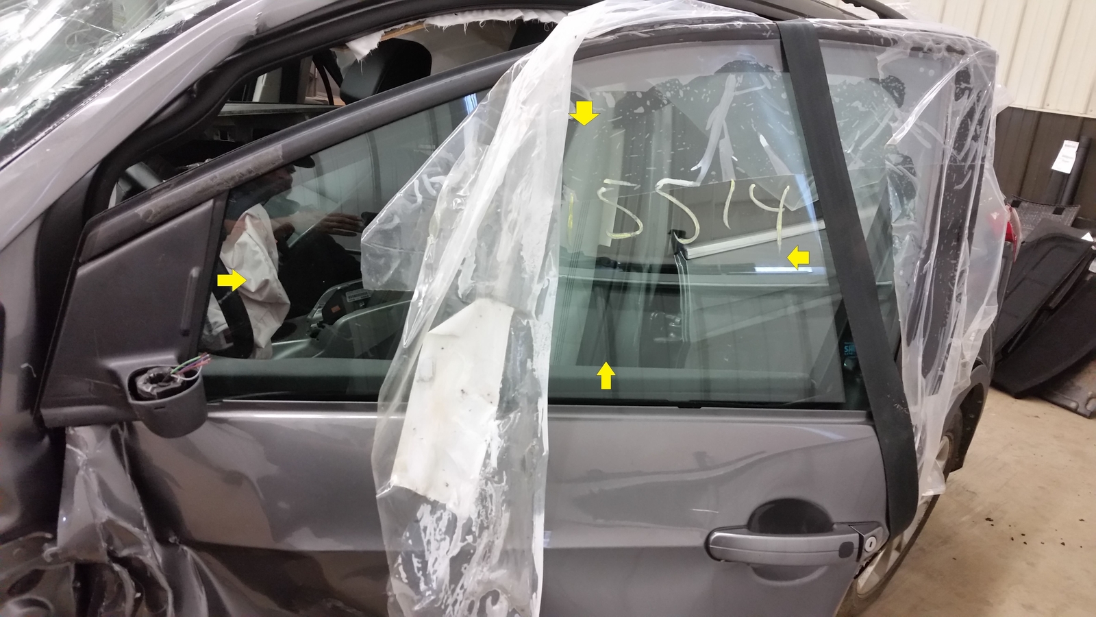 2013 FORD ESCAPE DRIVER LEFT TINTED FRONT DOOR GLASS WINDOW ONLY | eBay