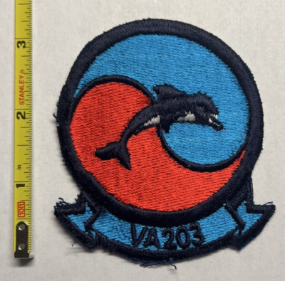 Extremely Rare Vietnam Era Attack Squadron 203 (VA-203) Patch. RARE ...