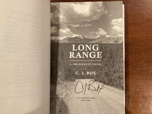 C J Box / Long Range signed 1st Edition 2020 | eBay