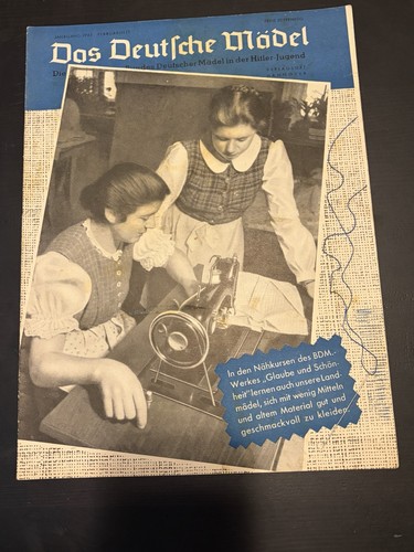 WWII German Bdm Newspaper - Homefront 1943, Travel, Fashion, Duty , ADS ...