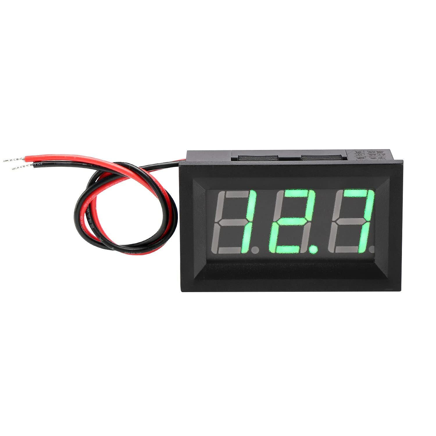 0.56" 3 wire DC 4-30V/0-100V GREEN LED digital voltmeter module panel ...