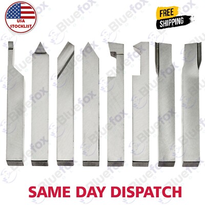 8Pcs/Set 8mm Metal Lathe Tools /knife Bits for Milling Cutting Tool ...