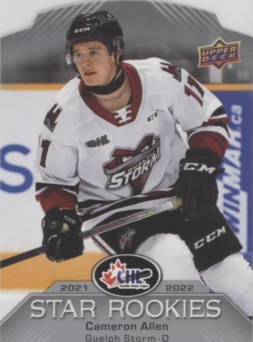 2022-23 Upper Deck CHL - 2021-22 Chl Star Rookies Cameron Allen #CSR-6 ...