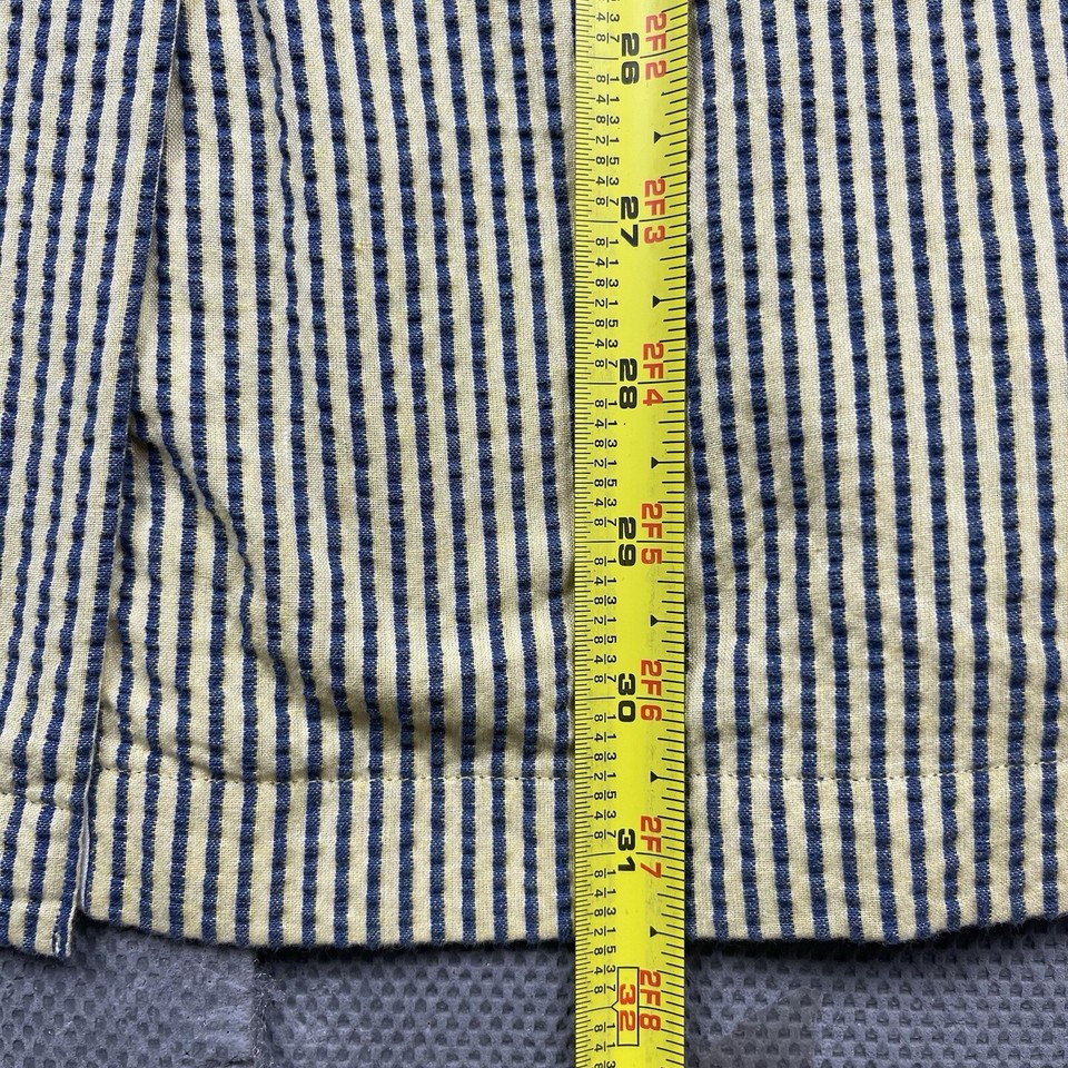 Robert Graham Blazer Jacket Mens L Seersucker Lightweight Unstructured ...