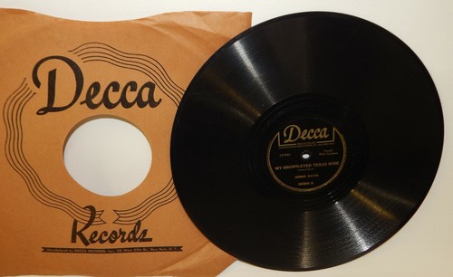DECCA Records 78 Jimmie Davis - My Brown-Eyed Texas Rose | eBay