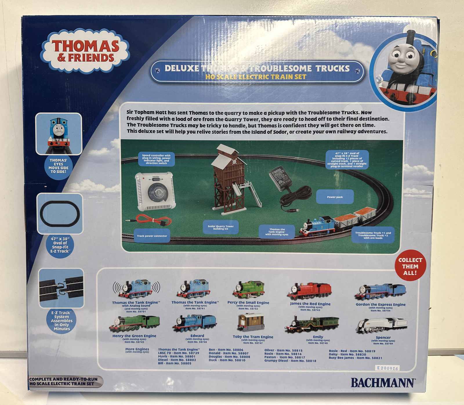 Bachmann: Thomas & Friends - Deluxe Thomas & Troublesome Trucks HO ...