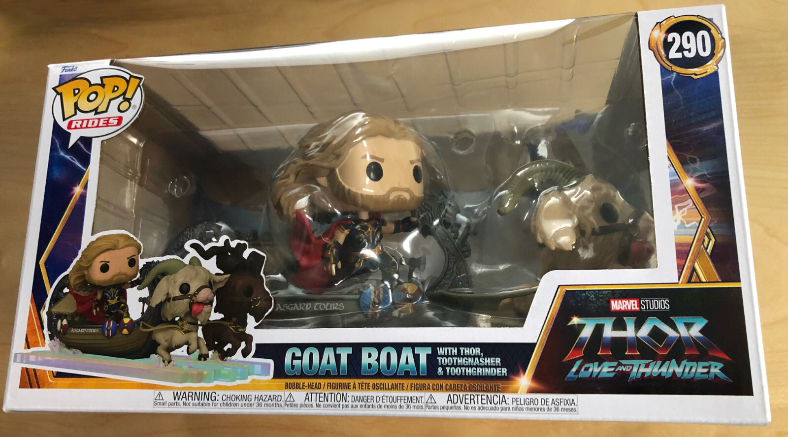 Funko POP! Rides Thor and the Goat Boat 290 Marvel | eBay