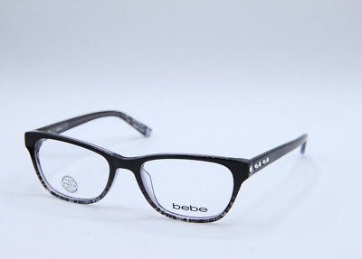 NEW BEBE WHOLESOME BB 5142 001 JET LACE BLACK AUTHENTIC FRAMES ...