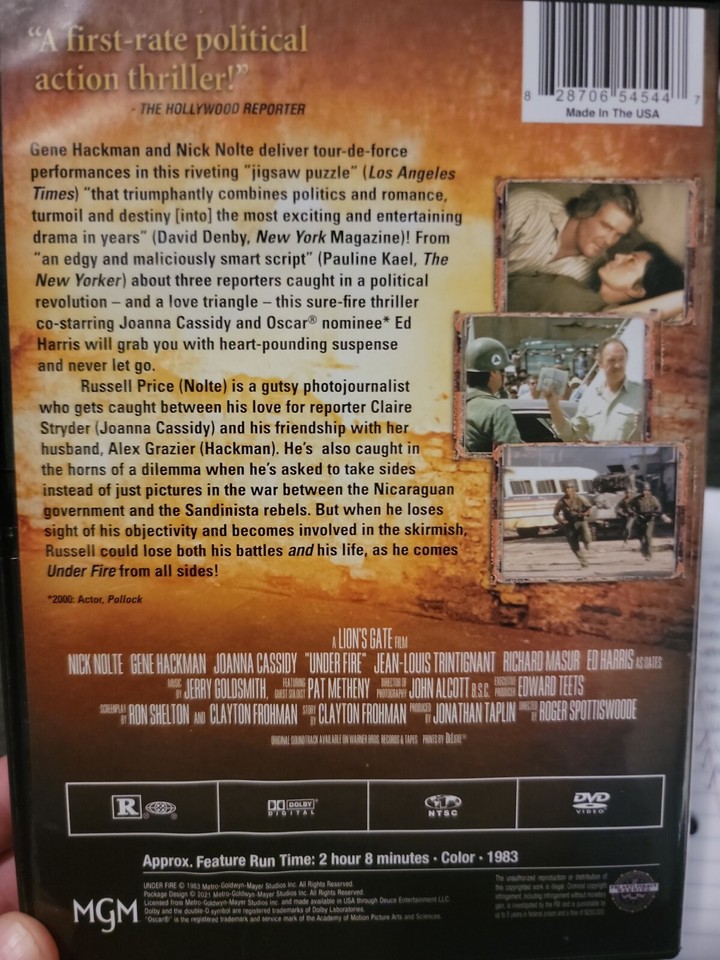 Under Fire 1983 DVD Rare Hard To Find OOP | eBay