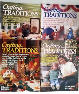 Lot of 4 Crafting Traditions Magazines 1997 | eBay