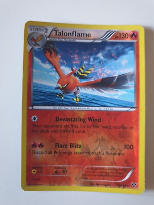 Pokemon Card - Talonflame 28/146 Reverse Holo Rare XY Set HP | eBay ...