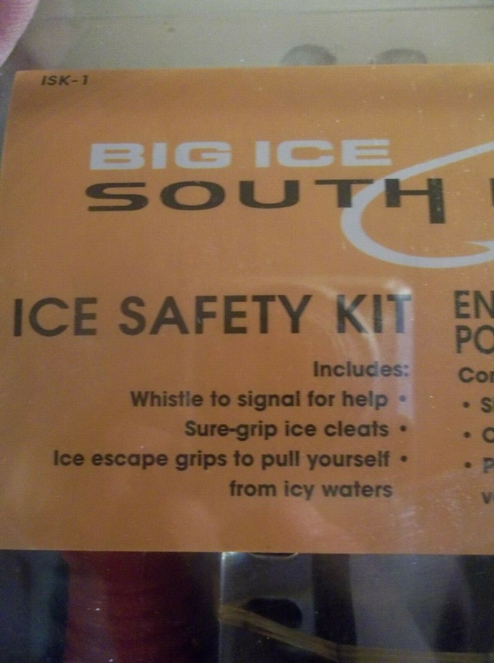 Big ice south bend Ice safety kit escape hand grips, sure grip ice ...