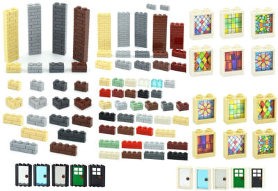 Modified Bricks Wall Masonry Profile For Lego 1x2 1x3 1x4 #98283 ...