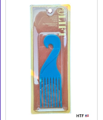 Vintage 1975 New Old Stock Goody Hair Lift Pick Comb Blue (1) Made In ...