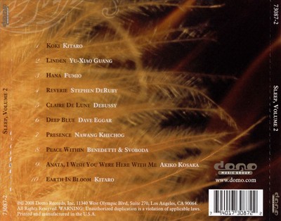 Various Artists Sleep, Vol. 2 CD - New 794017308722 | eBay