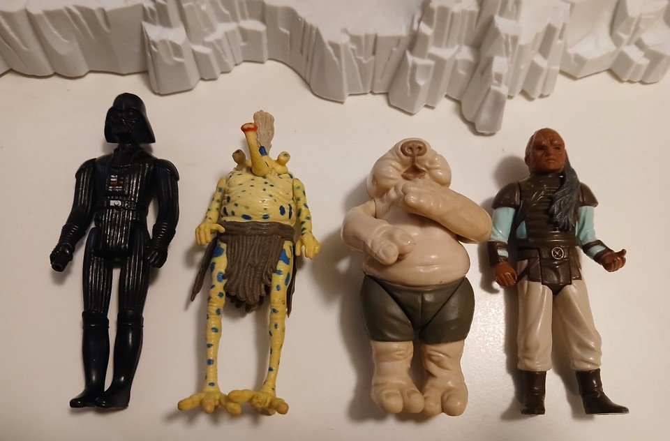 Vintage Kenner Star Wars Turret & Probot Darth Vader Sy Snootles Droopy ...