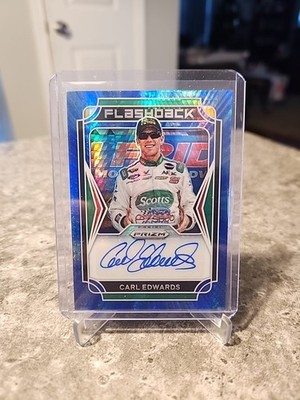 2022 Prizim Nascar Carl Edwards Flashback 17/35 Blue Hyper | eBay