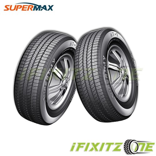 2 SuperMax HT-1 225/65R16 100H Tires, All Season, Truck SUV, Highway ...