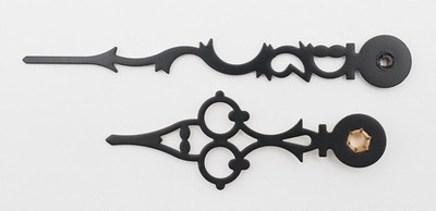 Kieninger Grandfather Clock Hands 4 Inch Black Serpentine Mechanical ...