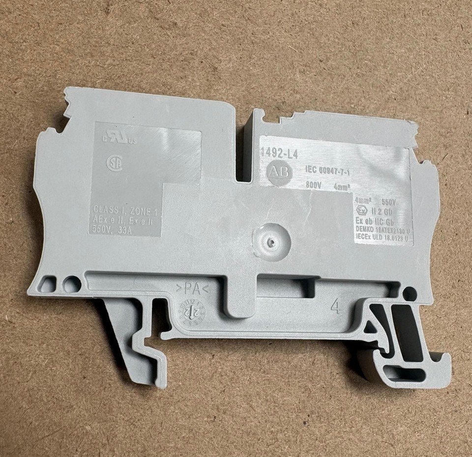 ALLEN BRADLEY 1492-L4 GRAY TERMINAL BLOCKS LOT OF 9 NEW | eBay