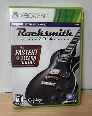 Rocksmith 2014 Edition (Microsoft Xbox 360, 2014) Tested See Pics, With ...