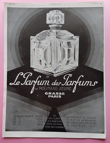 MOLINARD Le parfum des parfums - PUBLICITE 1929 - Print AD advertising ...