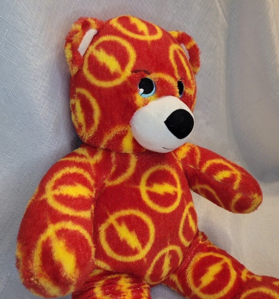 Build-A-Bear BAB FLASH Plush DC Comics Justice League RARE 16” Red ...
