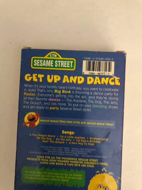 Sesame Street - Get Up and Dance (VHS, 1997) for sale online | eBay