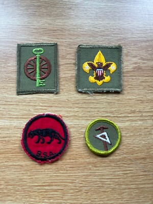 Boy Scout Vintage Patches, Merit Badge BSA, Quartermaster, Tenderfoot ...