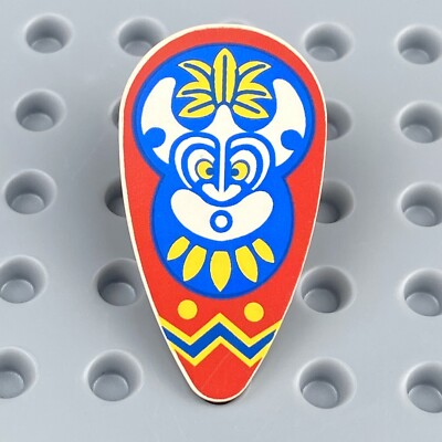LEGO Minifigure Shield Ovoid w/ Islanders Mask Pattern - Pirates | eBay