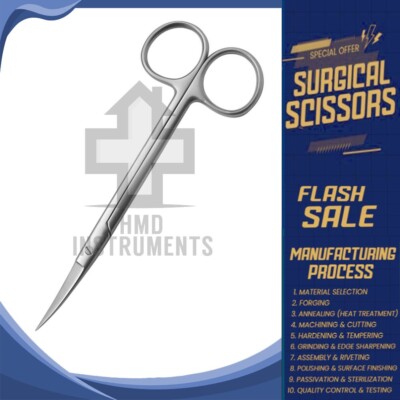 Joseph Fine Serrated Scissors – 6.25" Curved, Sharp Blades, German ...