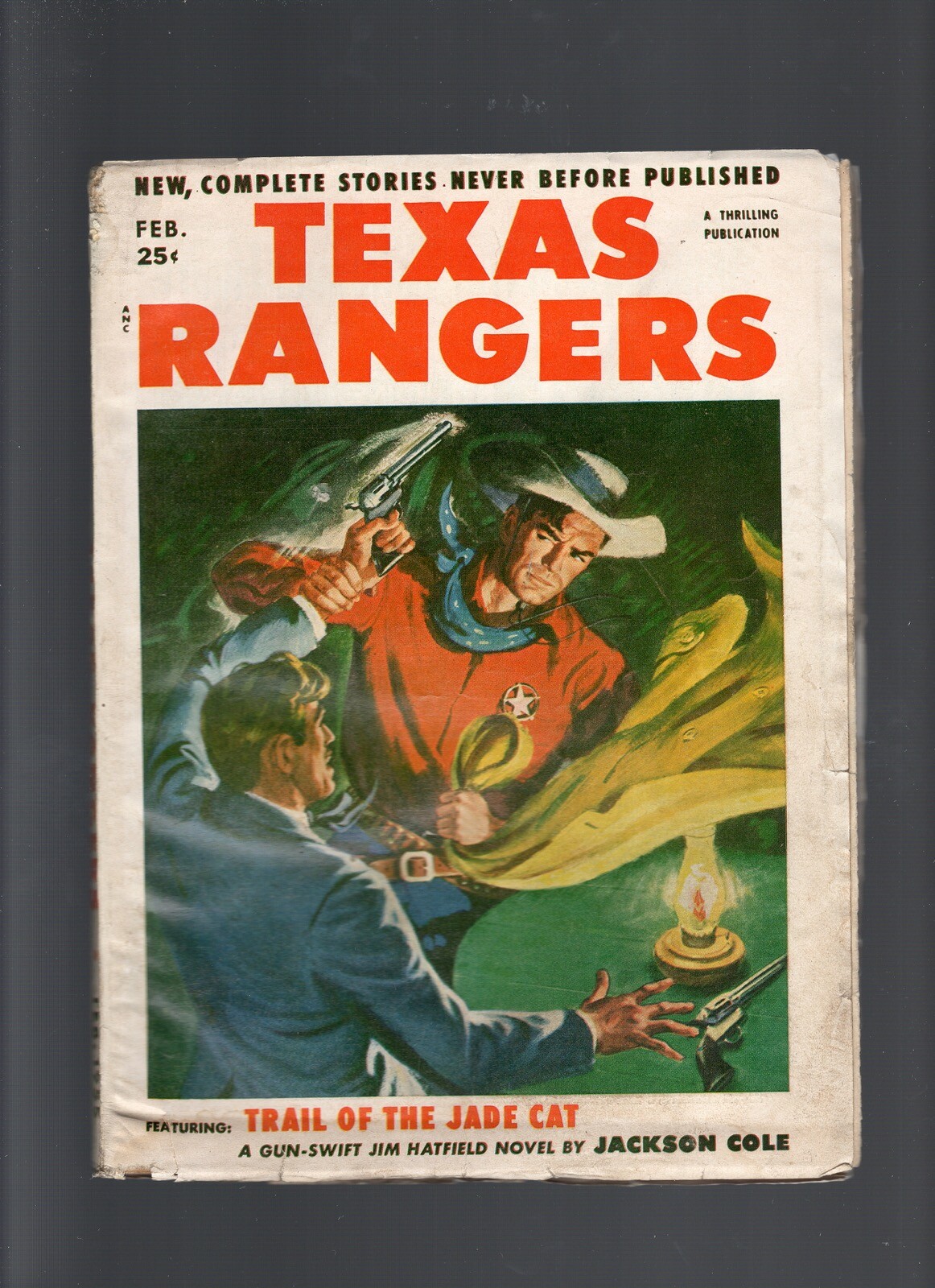 Texas Rangers Pulp Magazine Feb 1955 VG+ 4.5 Louis L'Amour Story | eBay