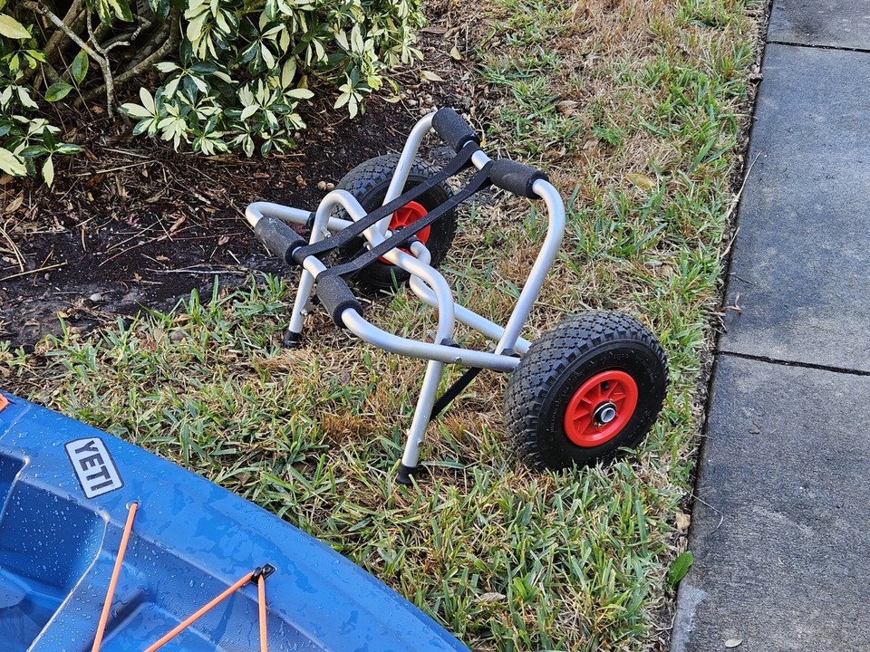 Sit On Top Fishing Kayak Hand Trailer Included | eBay