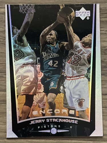 1998-99 Upper Deck Encore #23 Jerry Stackhouse Detroit Pistons | eBay